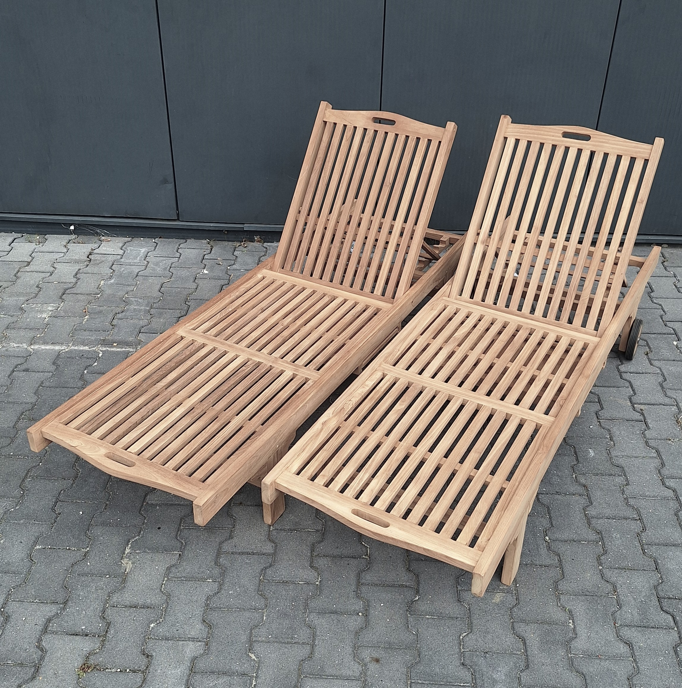 Teak.nl Ligbed Baru set van 2 - Teak.nl